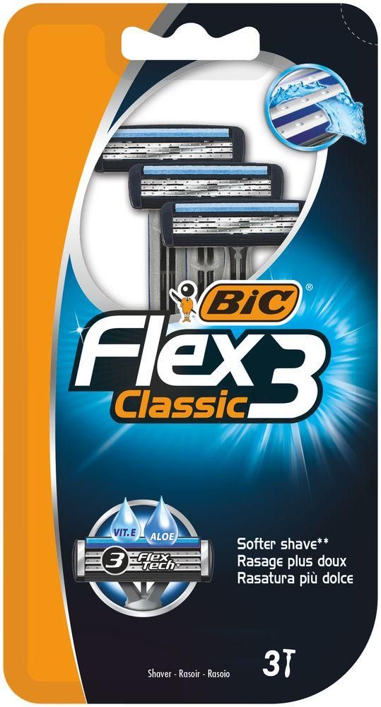 Raseerija Bic Flex 3 Classic 3tk, 1210 | Decora