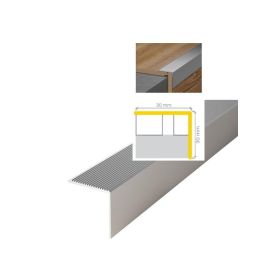 Nurgaliist G87/S 0,93m 30x30mm hõbe iseliimuv 5908305852179 | Decora