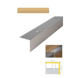 Nurgaliist G87 1,86m 30x30mm kuld kruvikinnitus 5901878611907 | Decora