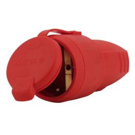 Pistikupesa kummist SY-CZ-29 punane IP44 4751029233912 | Decora