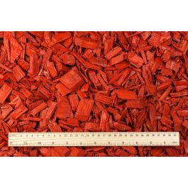 Hakkepuidu multš punane 50L Wood chips red | Decora