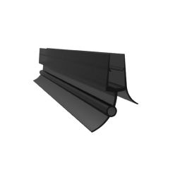 Dušiukse tihend Normal must 20mm 1m 12025 | Decora
