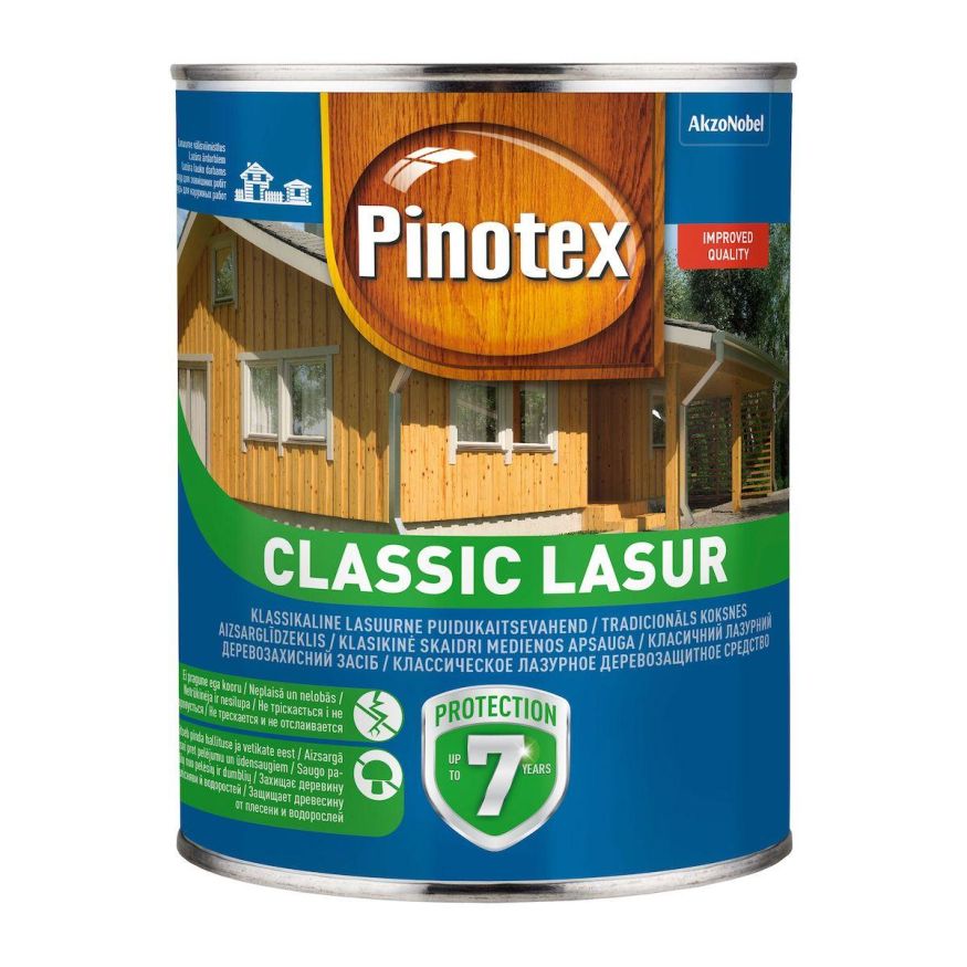 Pinotex Classic Lasur EU pähkel 1L ,4740182708986 | Decora
